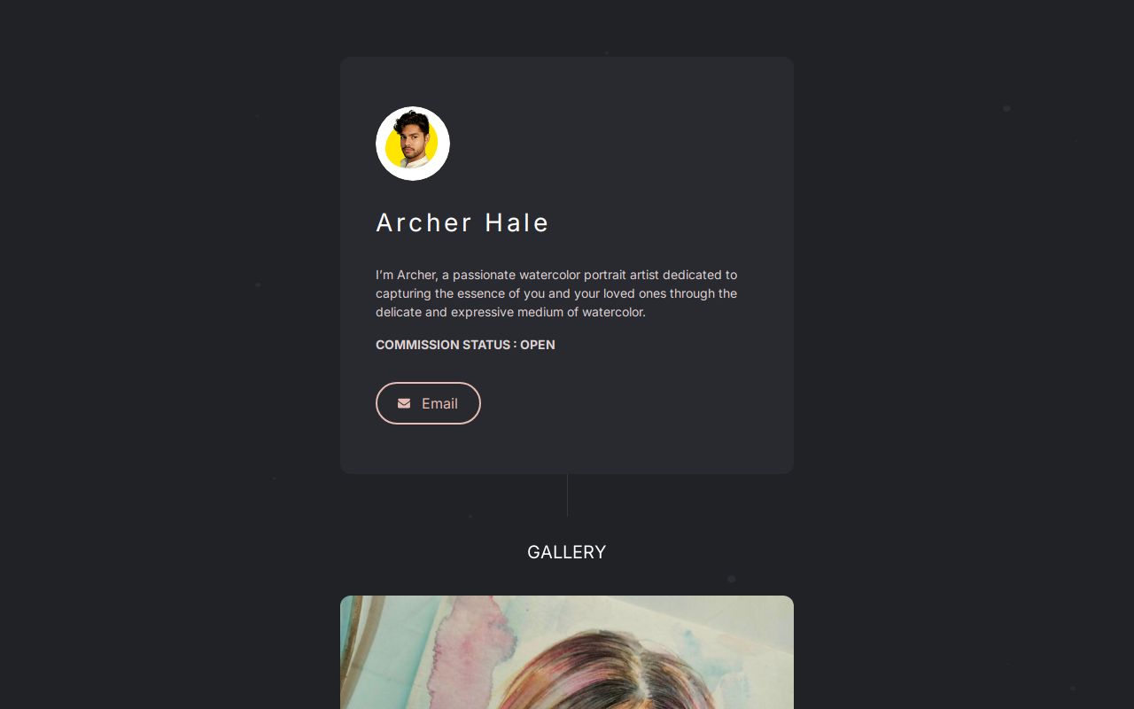 Watercolor Portrait Commission